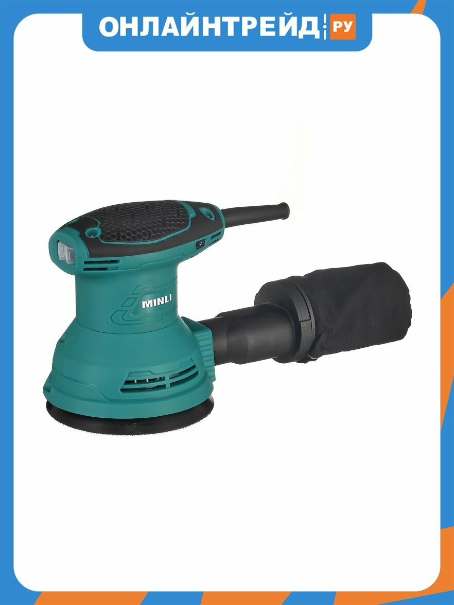 Minli Эксцентриковая шлифмашина машина 125мм. 350Вт / 55301 /