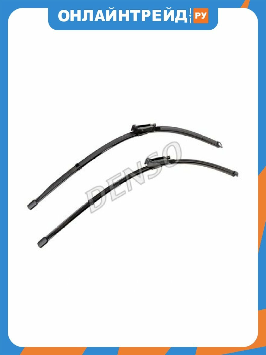 Щетка стеклоочистителя Denso LHD Flat Blade 650/650мм, бескаркасная, DF-086