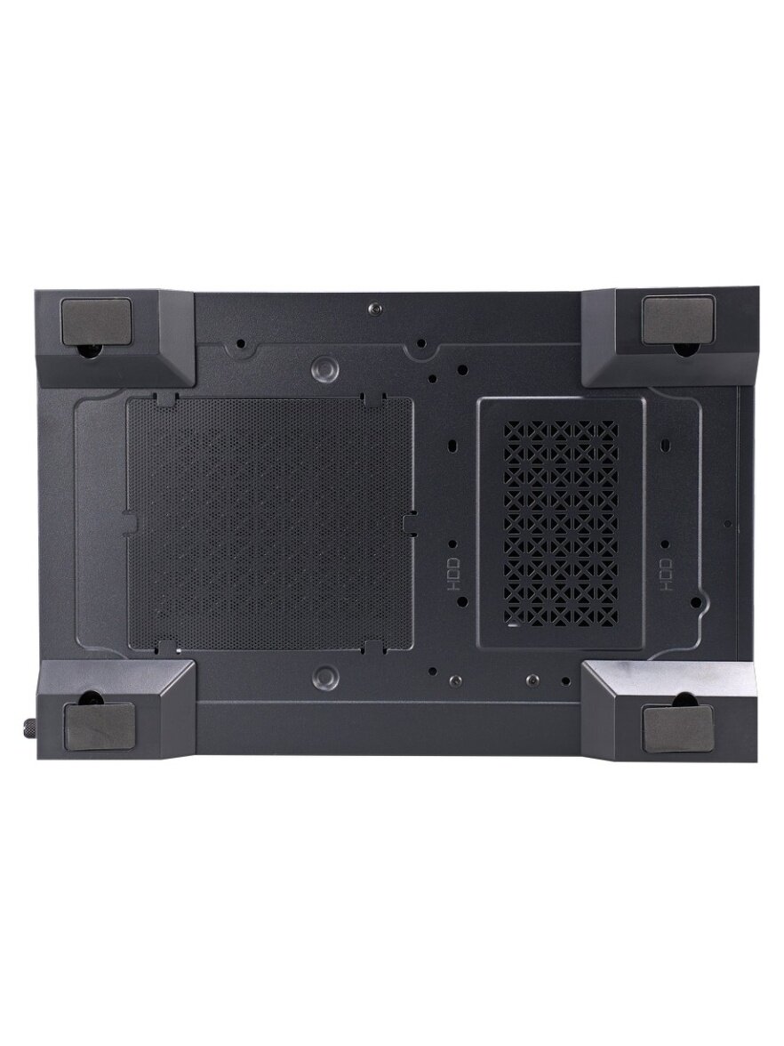 Корпус 1STPLAYER Go2 ARGB, черный (Go2-BK-4F7)
