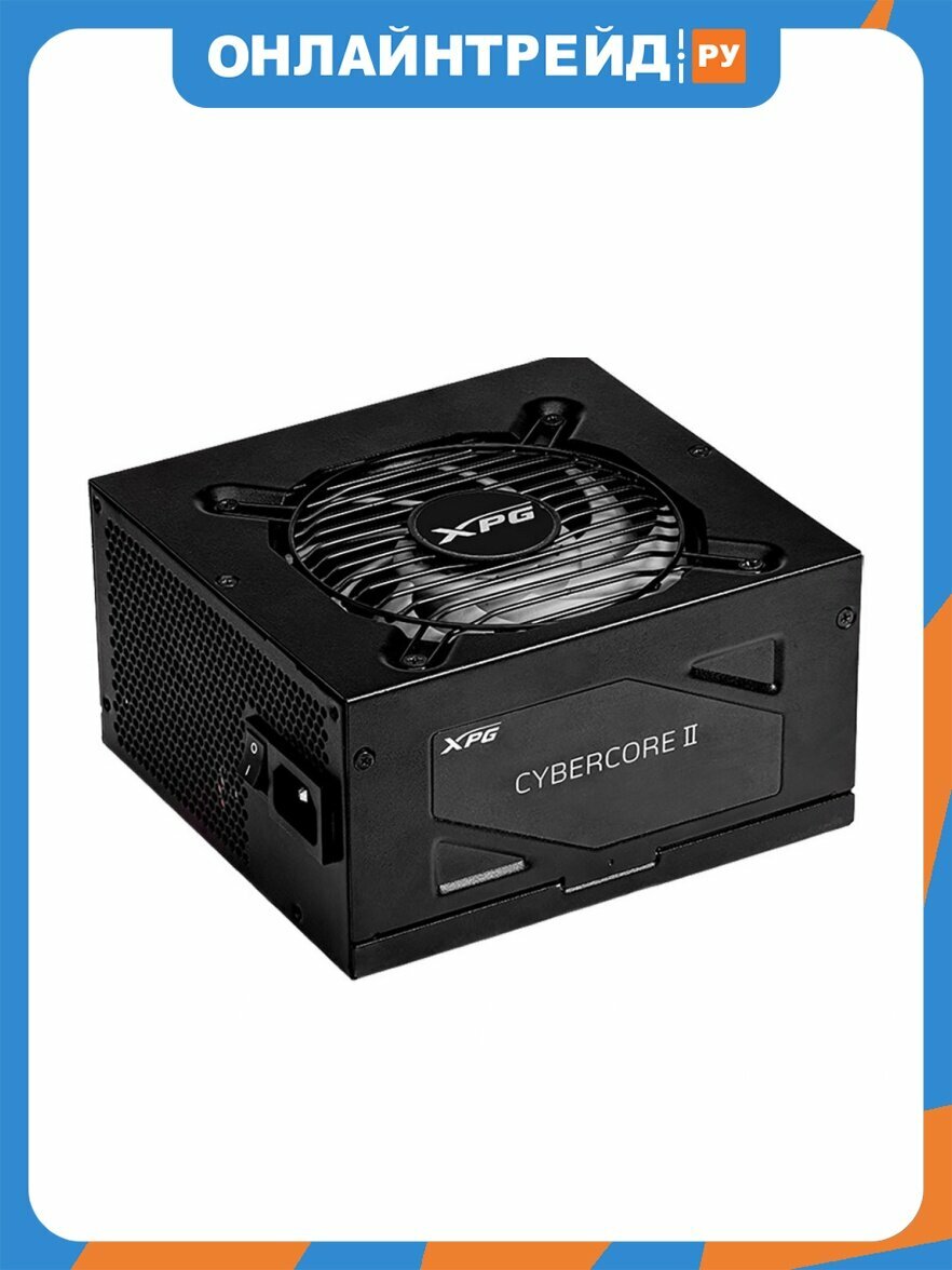 Блок питания Xpg CYBERCORE II, 1000W, 80+ Platinum, ATX3.1 (CYBERCOREII1000P-BKCEU)