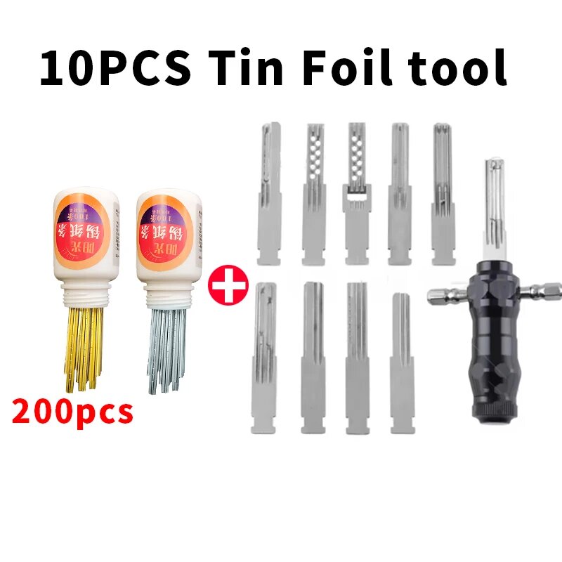 Набор отмычек CHSYX 9-в-1 10PCS 200pcs