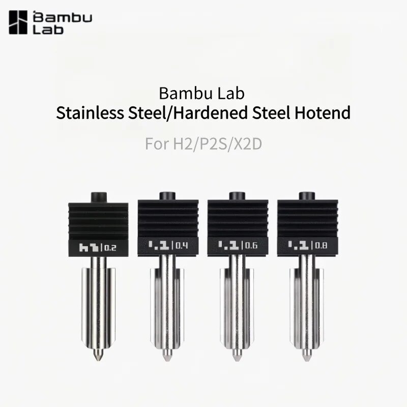 Форсунки для 3D-принтеров Bambu Lab 0.2/0.4/0.6/0.8 мм 4-in-1 Kits