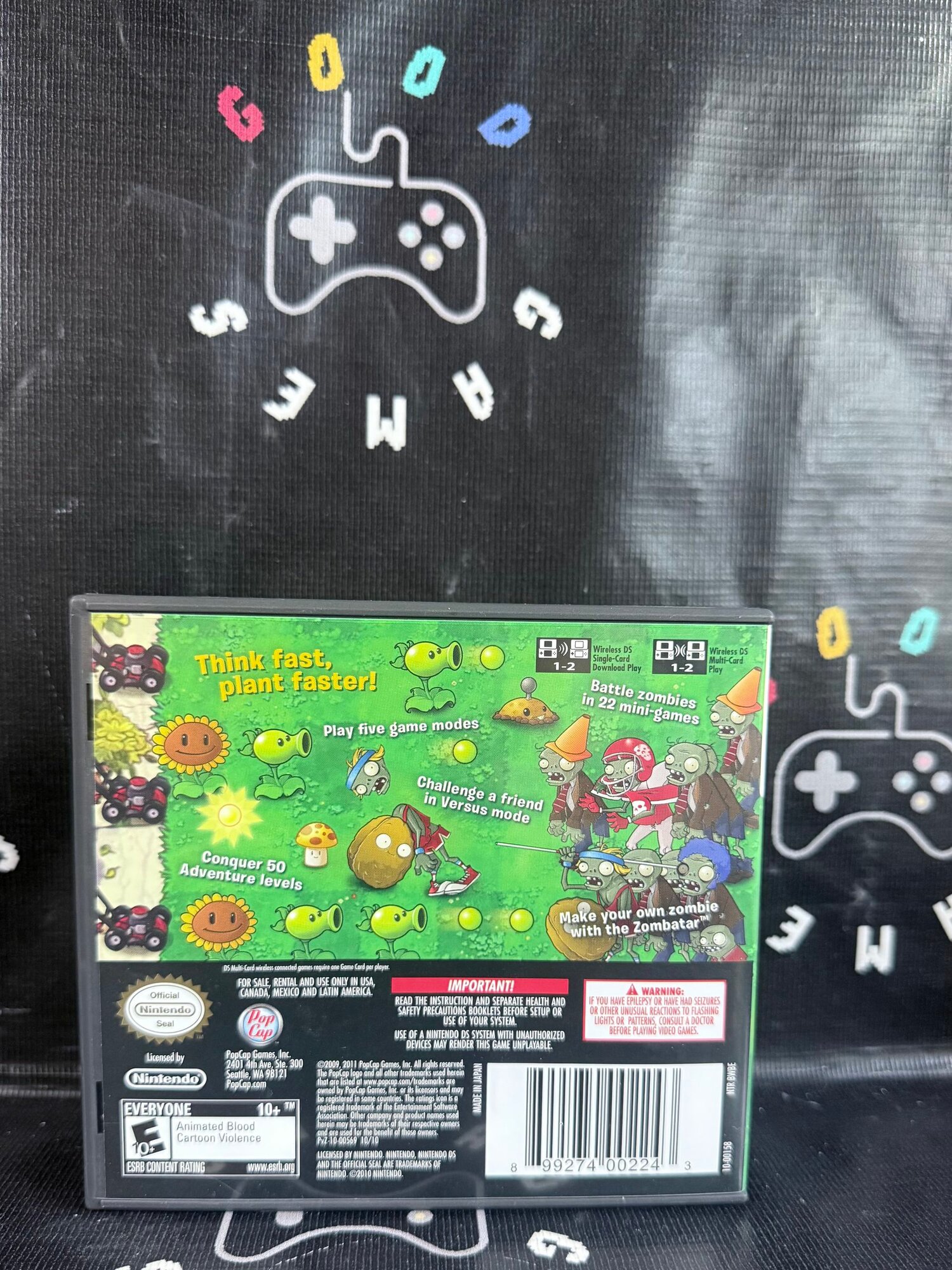 Игра Plants Vs Zombies ds — фото 1