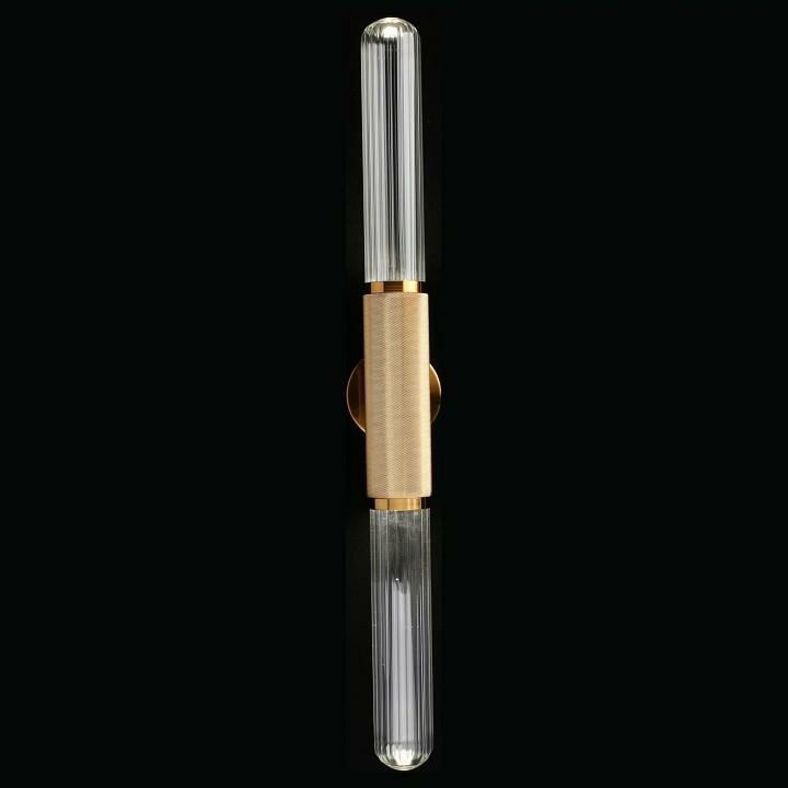 Бра Aployt Bryn1a APL.307.21.02 цвет плафона подвески Прозрачный, цвет арматуры Бронза — фото 1