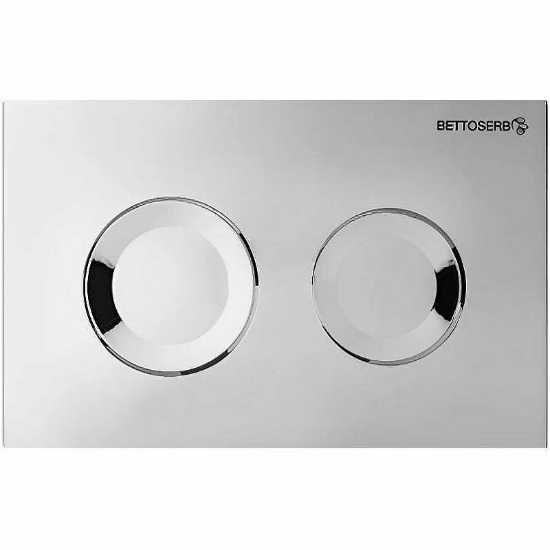 Кнопка смыва для инсталляции Bettoserb Sava Fix Slim Sitnica 40006469 Хром глянцевый
