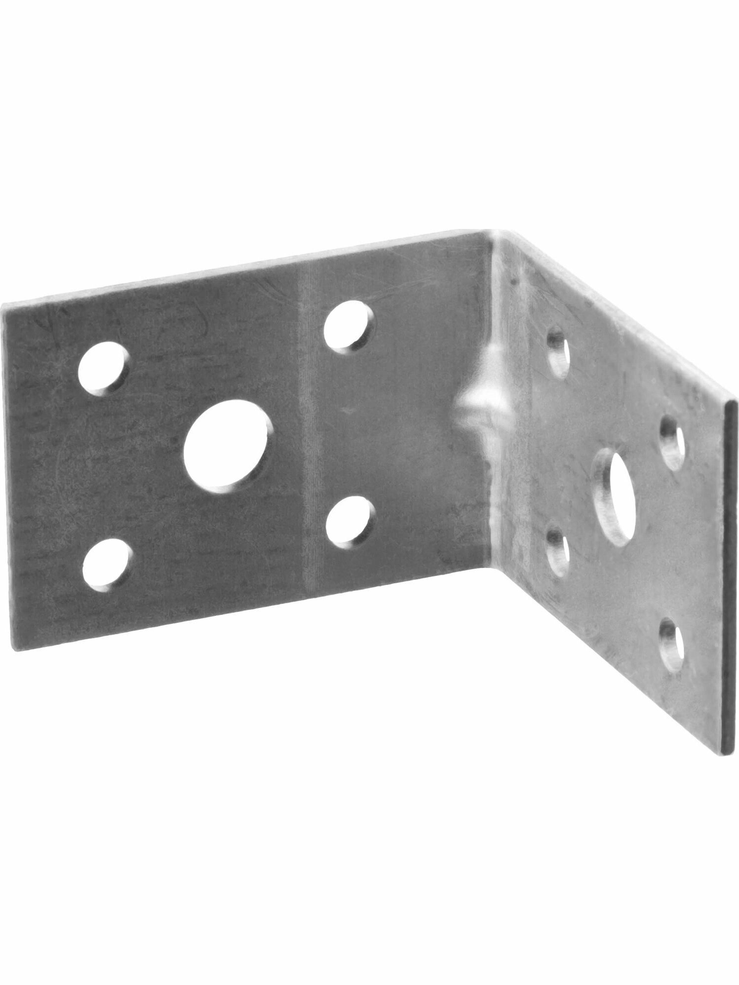 Усиленный крепежный уголок ЗУБР УКУ-2.0 35 x 50 x 50 x 2 мм цинк 310116-35-050 - 20 шт