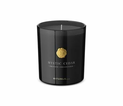Свеча rituals private collection mystic cedar scented candle, 360 г