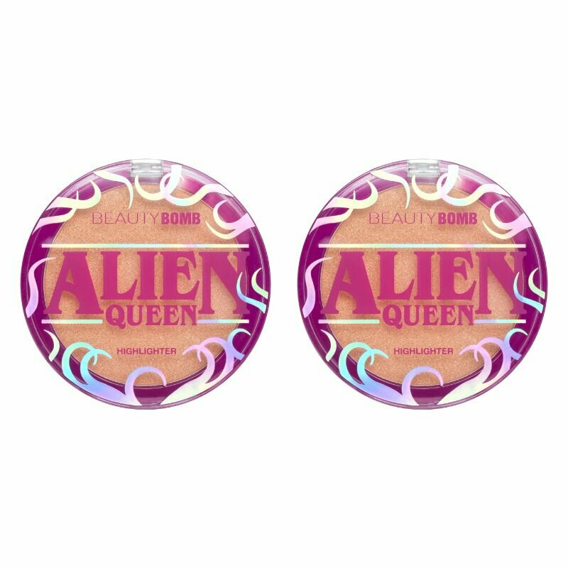 Beauty Bomb Хайлайтер Alien Queen, 01, 6 г, 2 шт