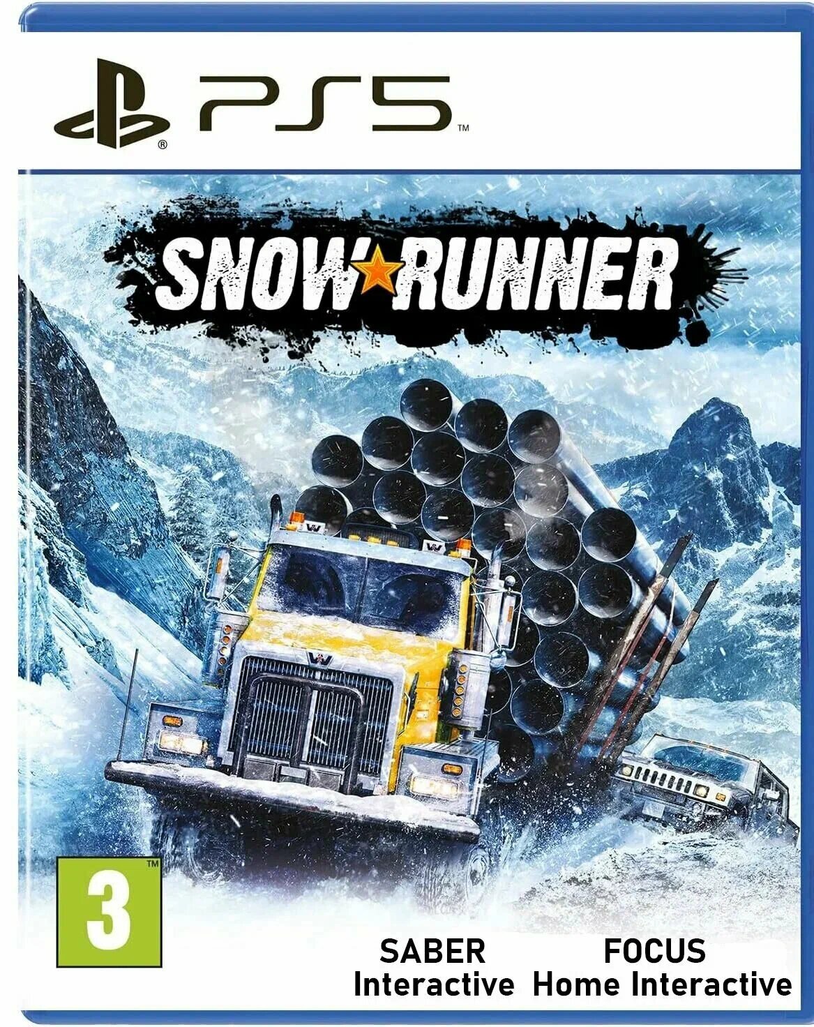 Игра Snowrunner PS5 рус. субт, экшн, возраст 6+, количество - до 4 игроков