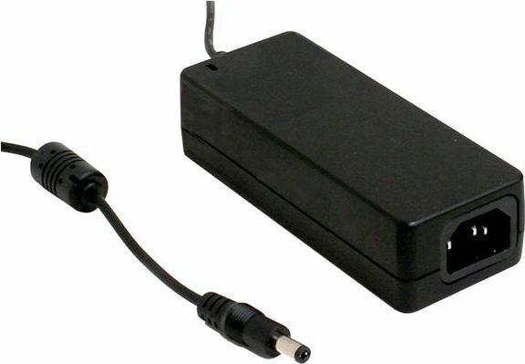 Блок питания MEAN WELL GSM40A24-P1J Блок питания: импульсный 24ВDC 1,67А Вых: 5,5/2,1 40Вт 90П 1шт