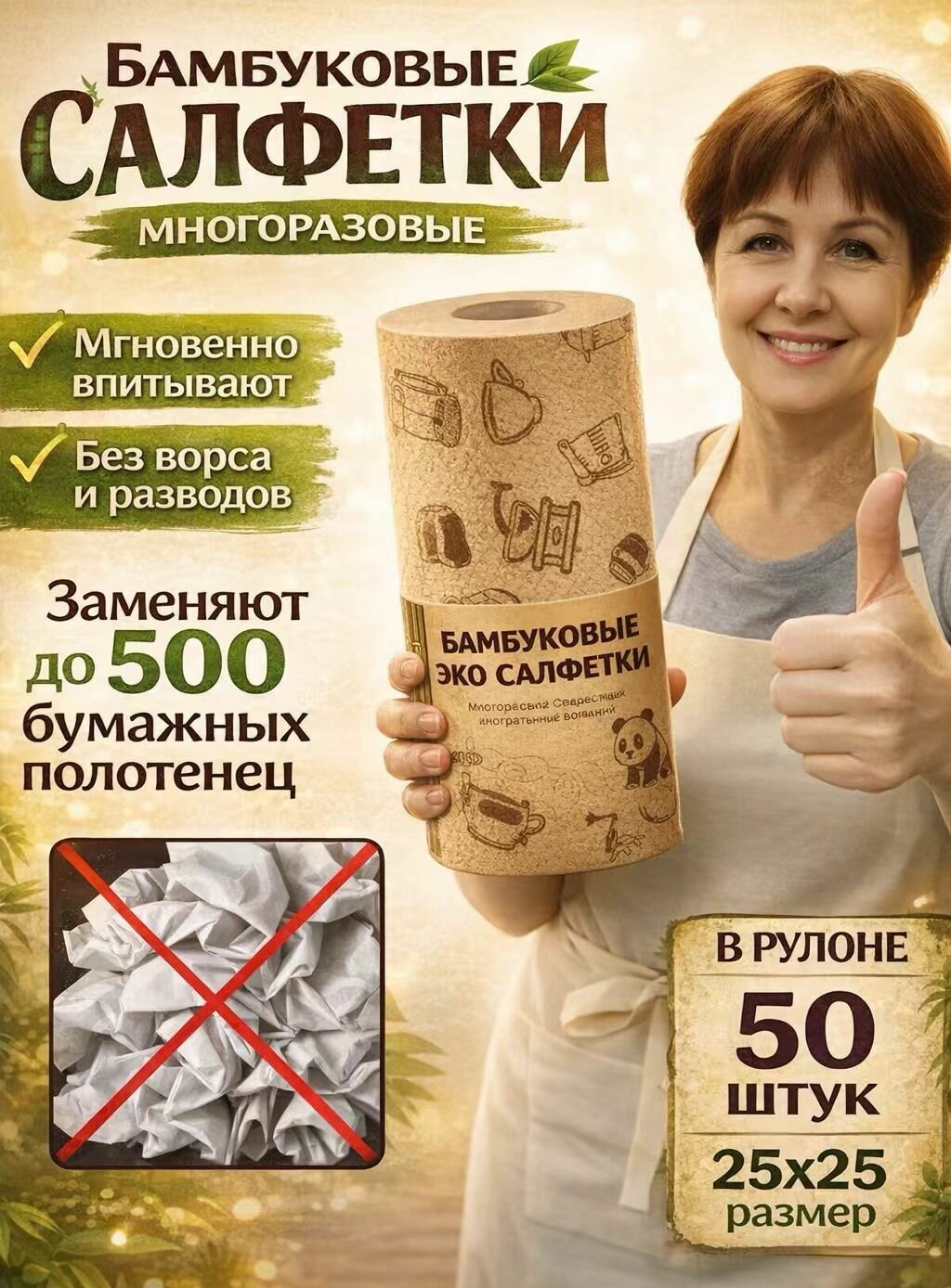 Салфетки для уборки, Цвет товара