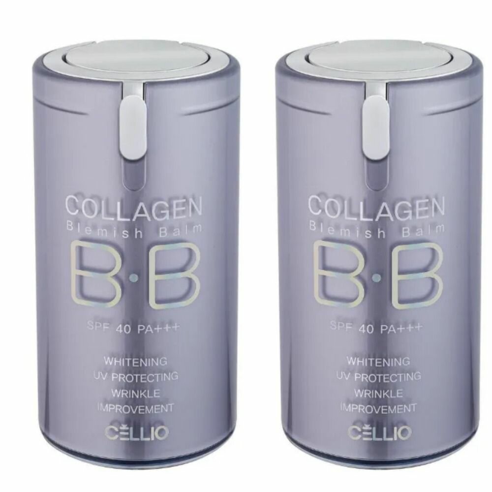 DR.CELLIO Крем для лица, Collagen Blemish Balm BB, 21, с коллагеном, 40 мл, 2 шт.