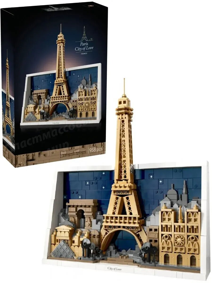 Конструктор 3D-модель, Париж - город любви, 52056