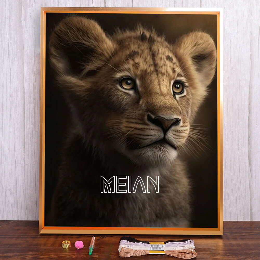 MEIAN Набор для вышивания,30x40CM,11CT,40 цветов