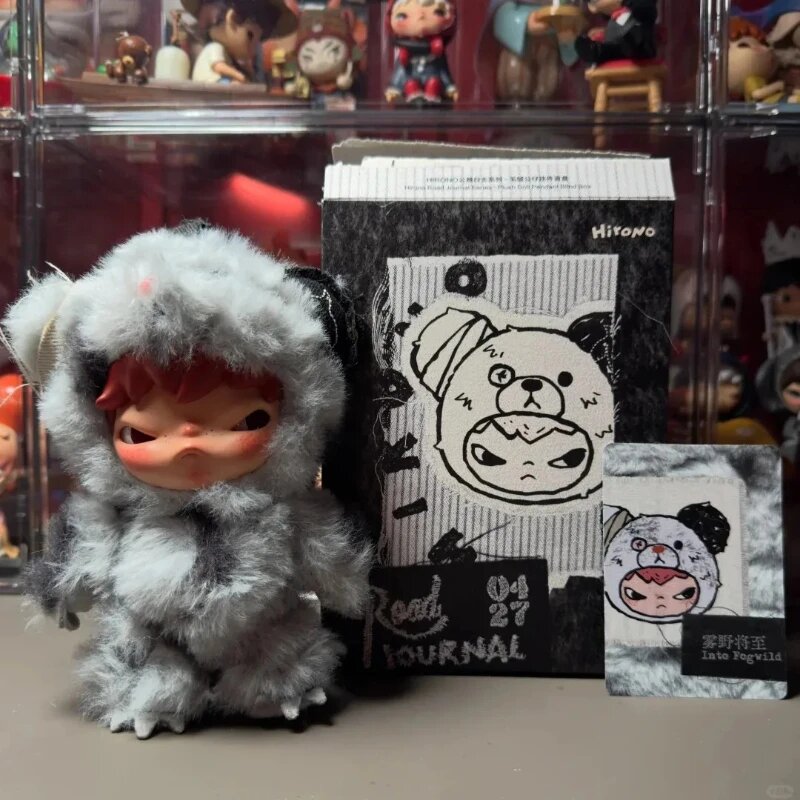 POP MART Hirono Road journal Series виниловая фигурка Серый, Into Fogwild