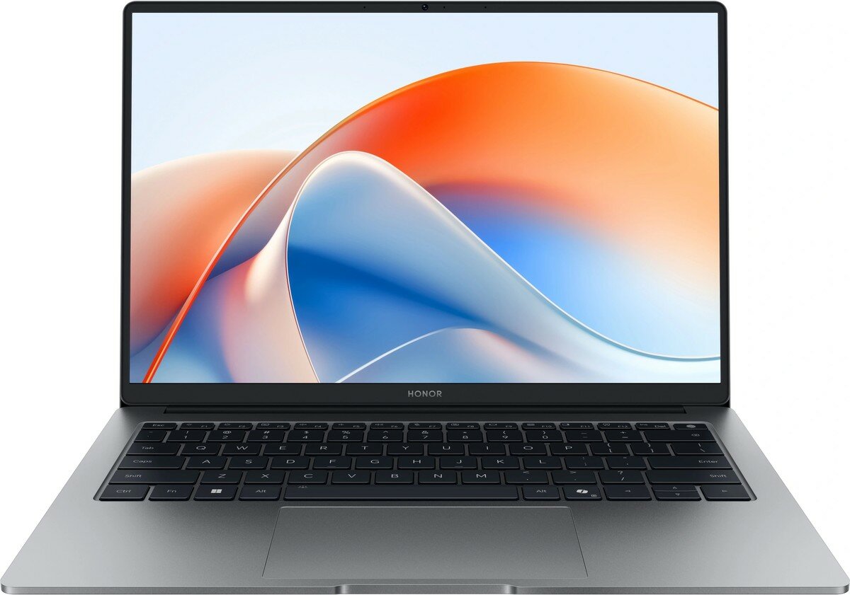 Ноутбук Honor MagicBook X14 Plus 2025 FermiB-5651F, 14", 2025, IPS, Intel Core 5 220H 2.7ГГц, 12-ядерный, 16ГБ LPDDR4x, 512ГБ SSD, Intel Iris Xe graphics, Windows 11 Home, серый космос (5301alwc)