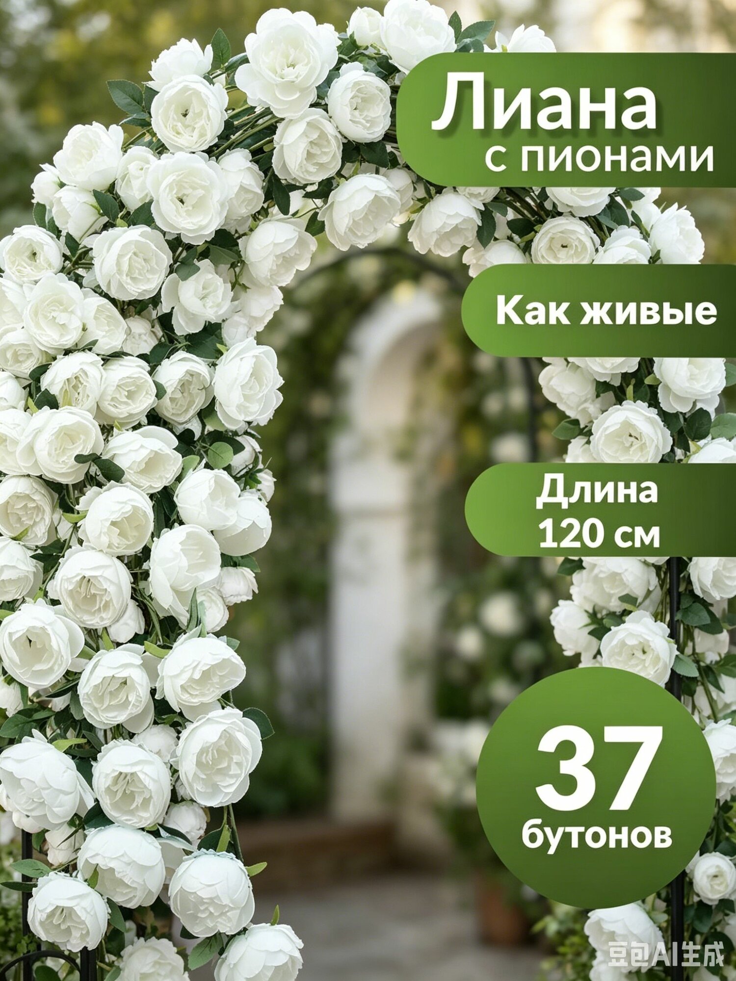 Искусственные цветы,1шт