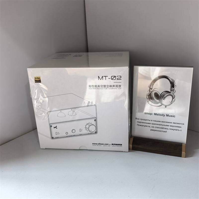 Высокопроизводительный ламповый усилитель для наушников xDuoo MT-02 MT02 4.4mm IEM AMPs HPAMP — фото 1