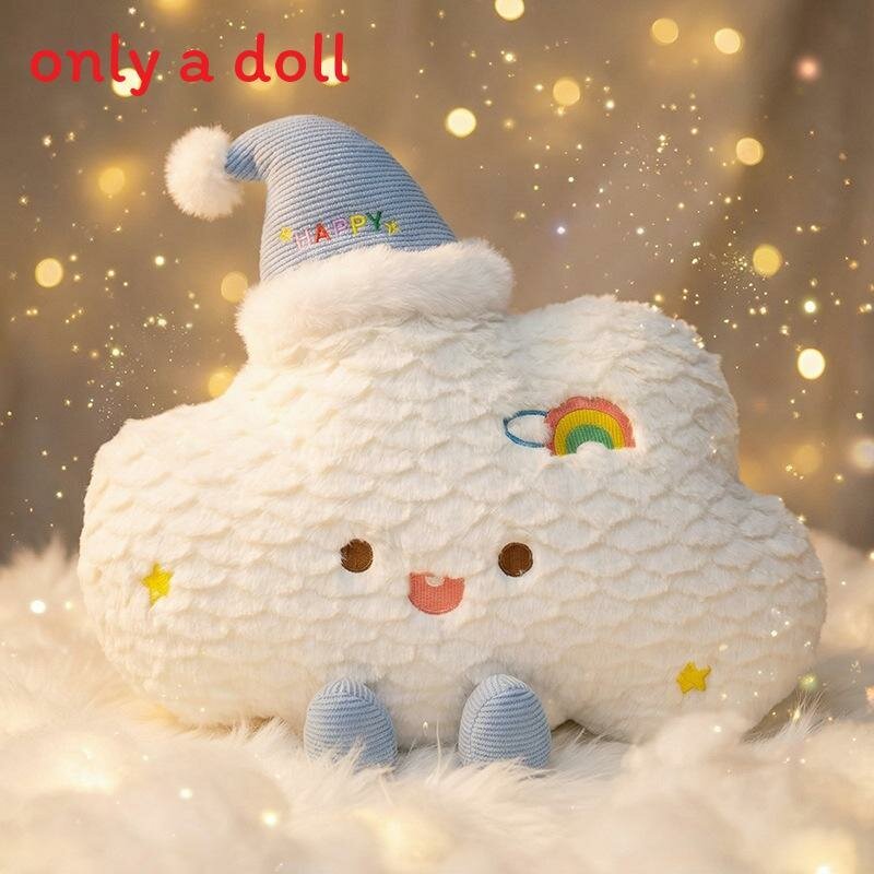 Star moon cloud cartoon decor pillow with pp cotton filling for kids playroom cloud