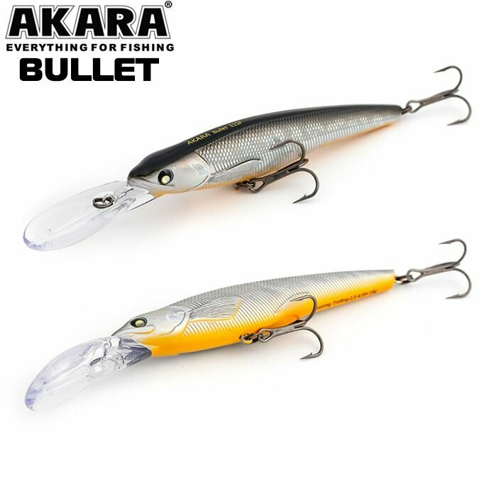 Воблер Akara Bullet 115F 16 гр. (4/7 oz 4,5 in) A83