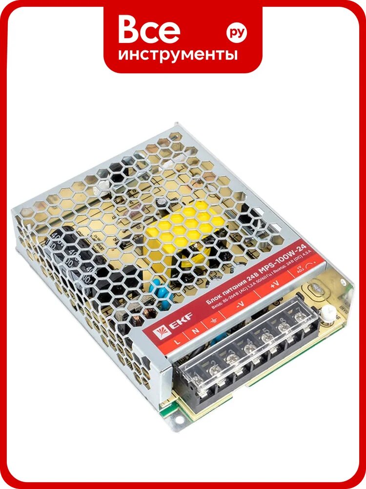 Блок питания EKF, 24В MPS-100W-24 Proxima mps-100w-24