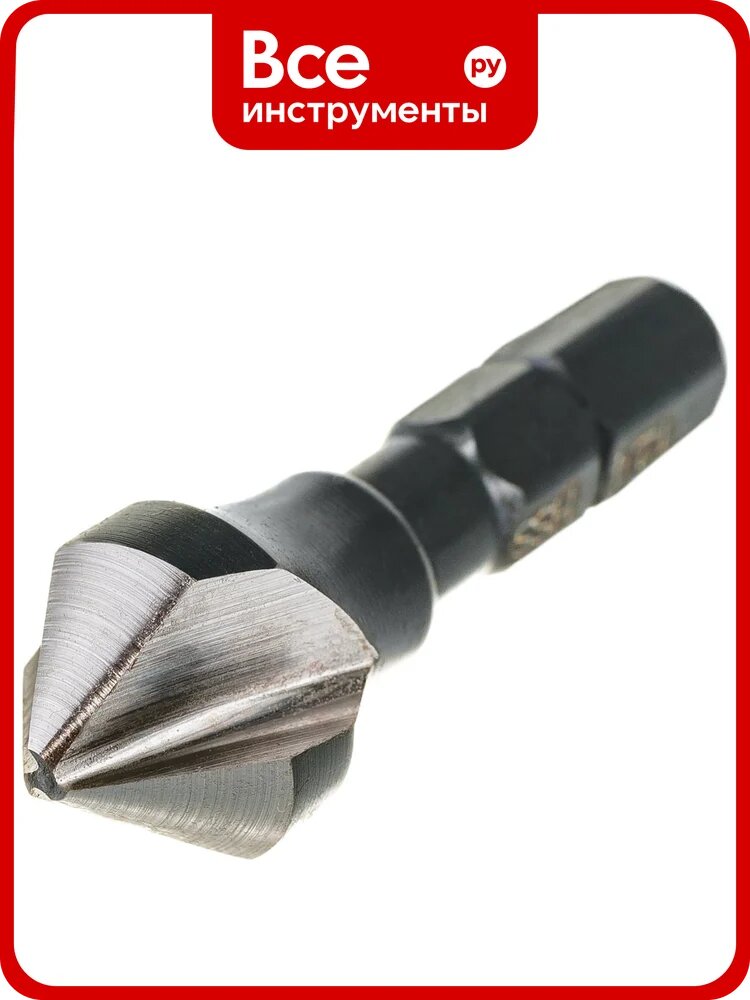 Зенковка-бита D=12.4 мм Bucovice Tools 744124, шестигранный хвостовик, HSS материал, конусный тип для металла