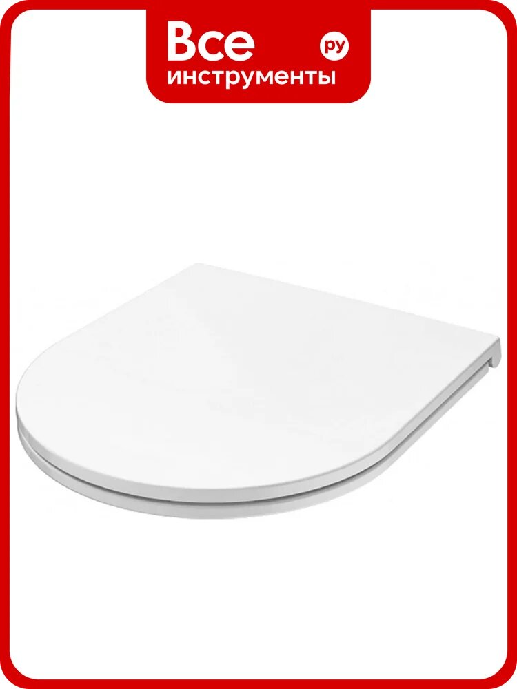 Сиденье для унитаза Alcora Impresion/Encanto дюропласт микролифт, быстросъем HL6101/6101/U13/HXU13/HY2411/RF5019