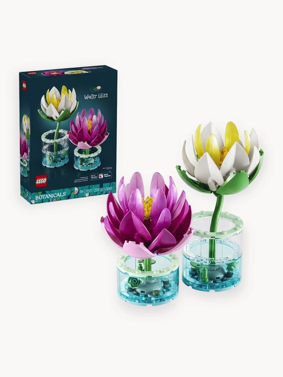 Конструктор LEGO Botanical Водяные Лилии 11511, 259 деталей, от 9 лет
