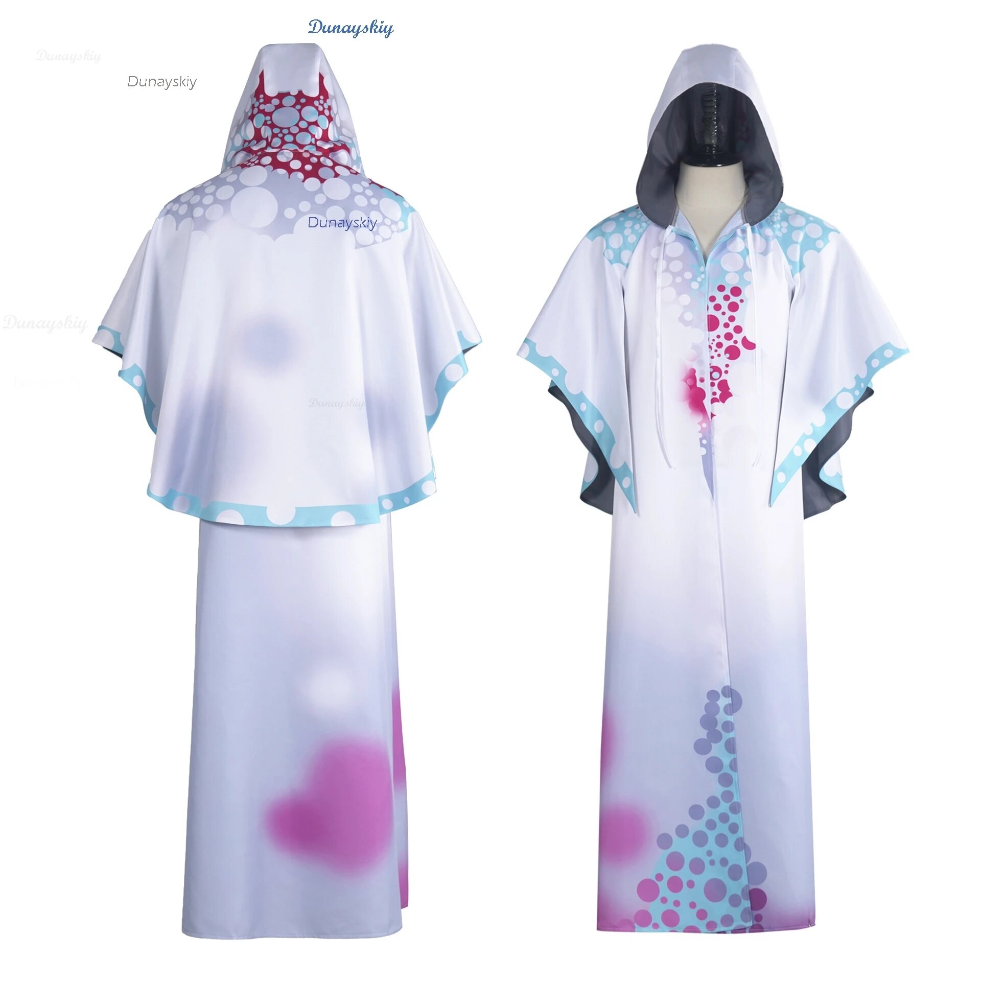 Косплей костюм Arcane Виктор, белый с розовым, XL