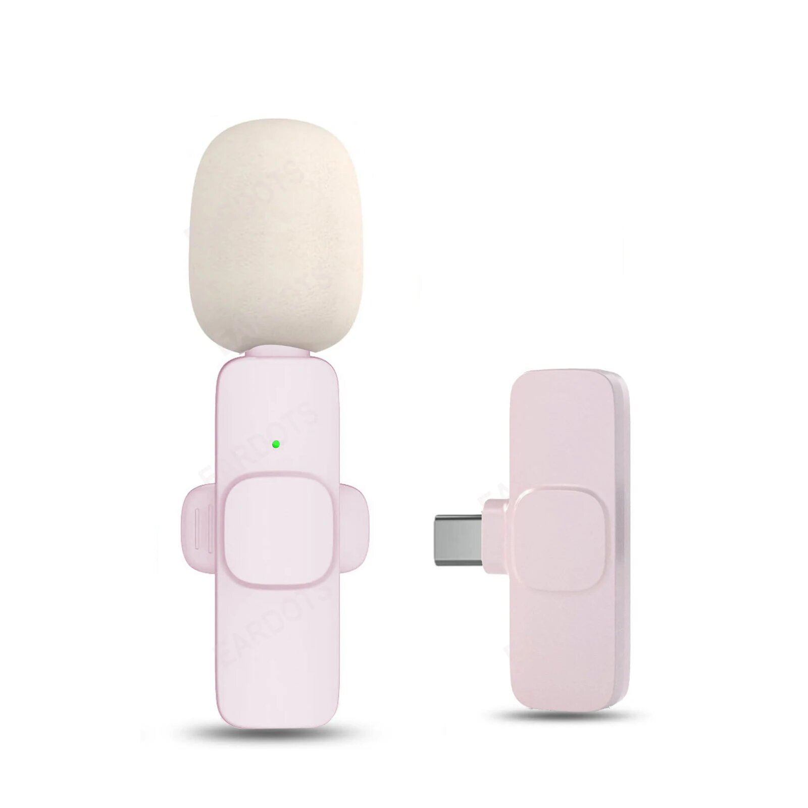 Петличный микрофон Pink 1-in-1 Type-C для Android