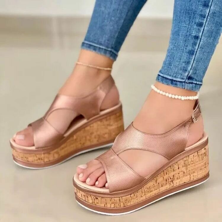JYL Туфли для бега Женщин Дыхательные Плоский подошваТкань/Rose Gold