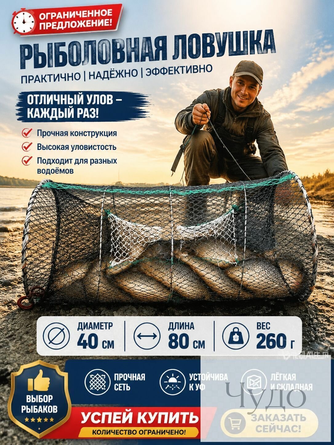 Ловушка пружинная складная пружинная