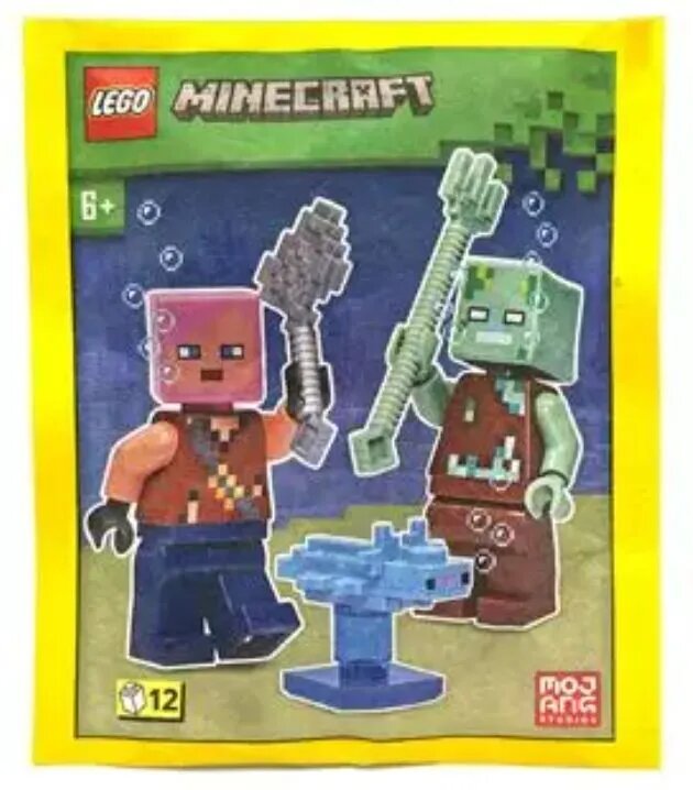 Детские строительные блоки Lego toys 662303 Minecraft, количество строительных блоков 12, рекомендуется 6+