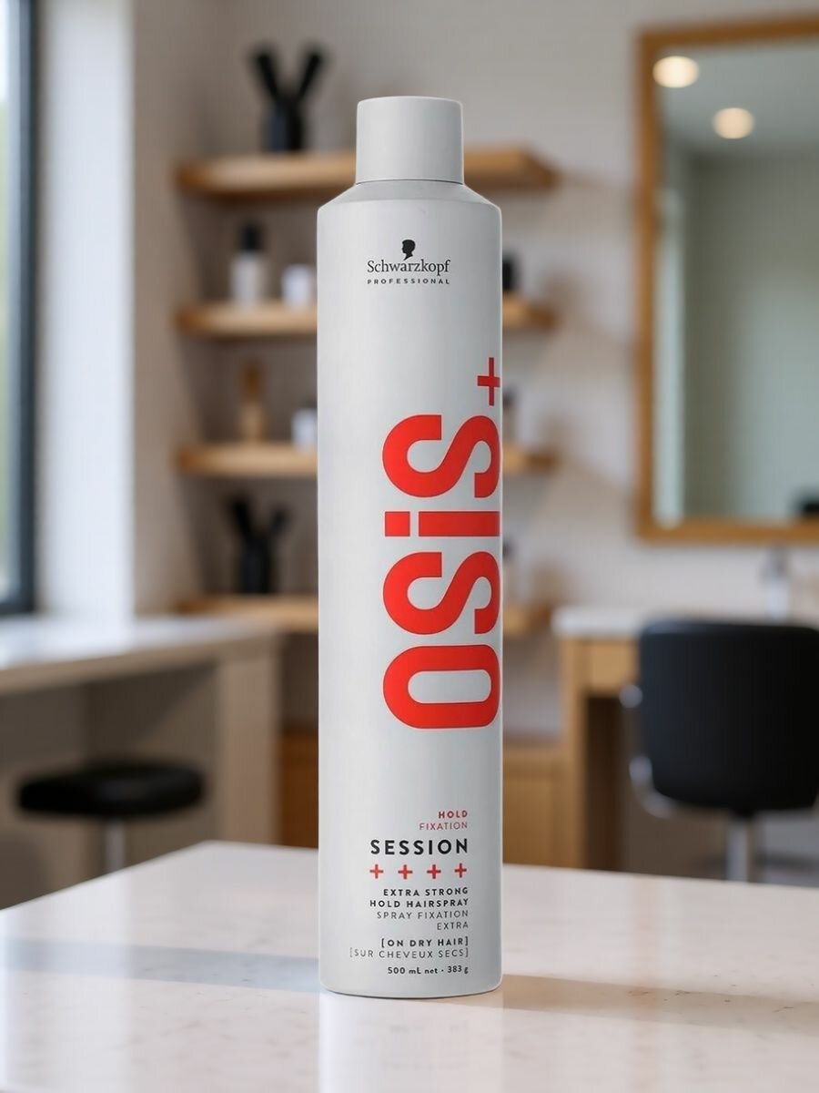 Schwarzkopf Professional Osis+ Профессиональный лак для укладки волос Session экстрасильной фиксации 500 мл