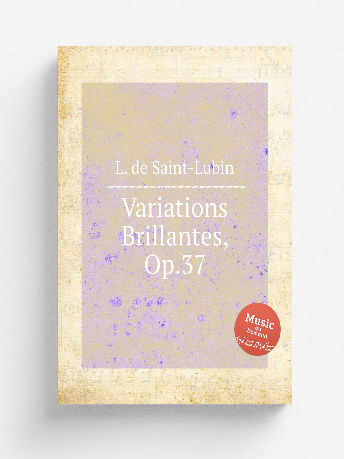 Variations Brillantes, Op.37 | L. de Saint-Lubin | Репринт