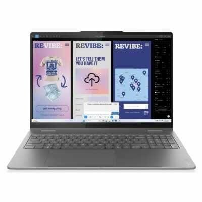 Ноутбук Lenovo Yoga 7 2-in-1 16ILL10 16" (1920x1200) IPS, Intel Core Ultra 7 256V, 16GB LPDDR5x, 1TB SSD, Intel Arc, Windows 11, Luna grey (83JT0001US)