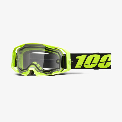 Очки 100% Armatic Enduro Moto Neon Yellow / Clear