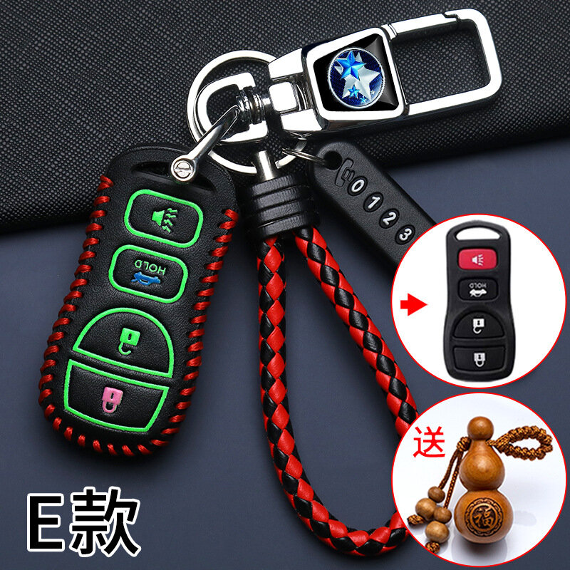 Светящийся в темноте чехол для ключей Chery Aion с многофункциональным брелоком, номерным знаком, шнуром и маленькой