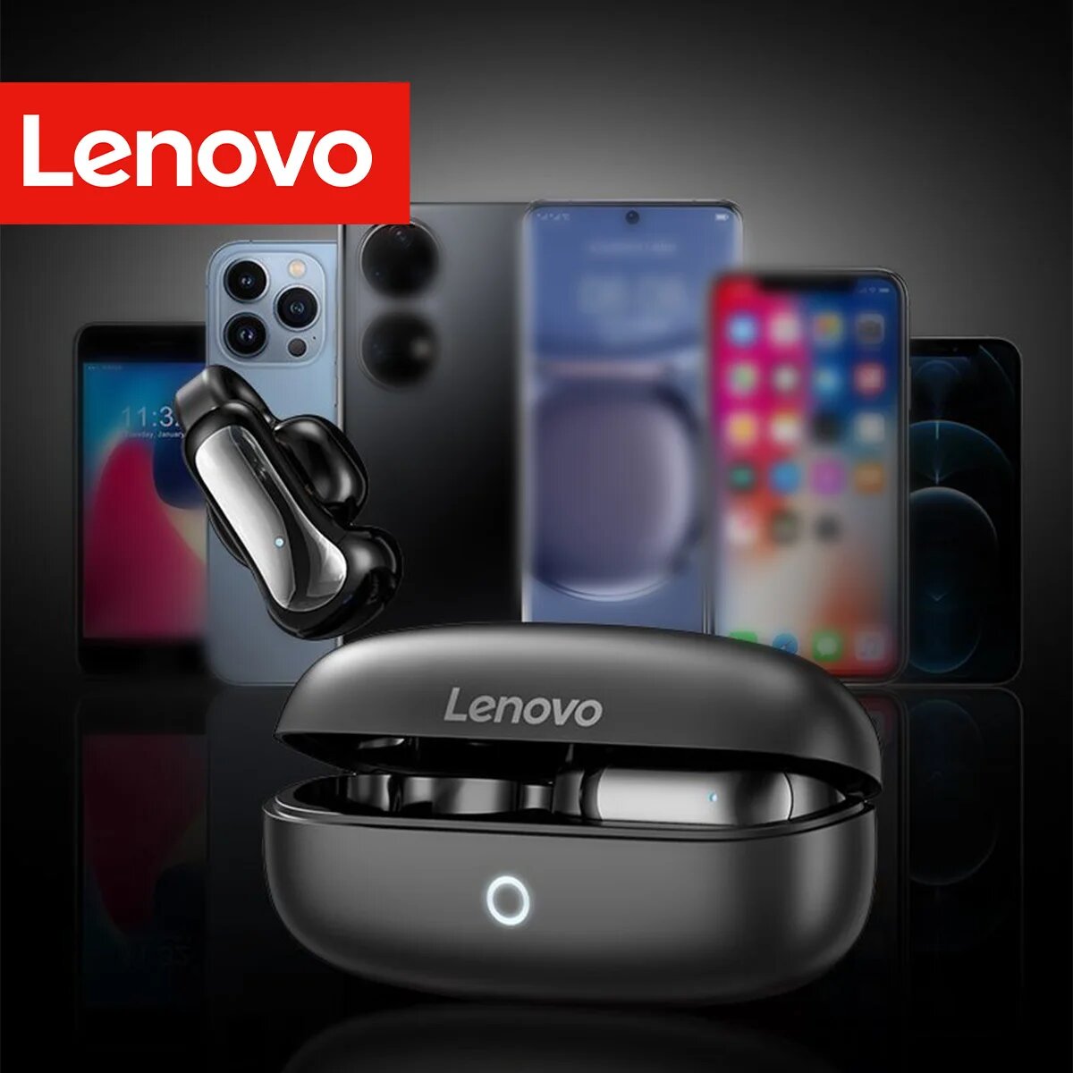 Lenovo Ear Clip WHITE — фото 1