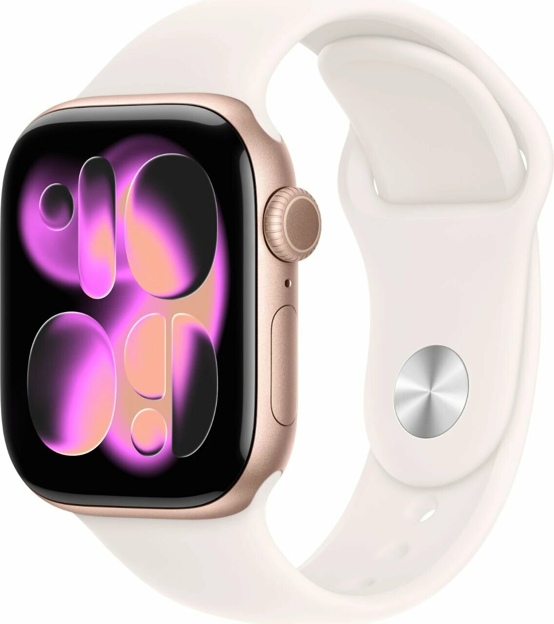 Часы Apple Watch Series 11, 42mm, Rose Gold, ремешок Rose Sport Band S/M