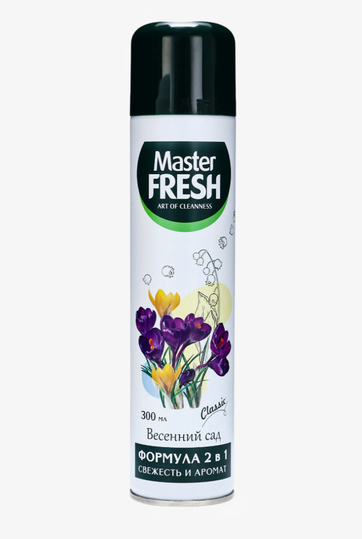 Освежитель воздуха Master Fresh Classic Весенний сад, аэрозоль 300 мл