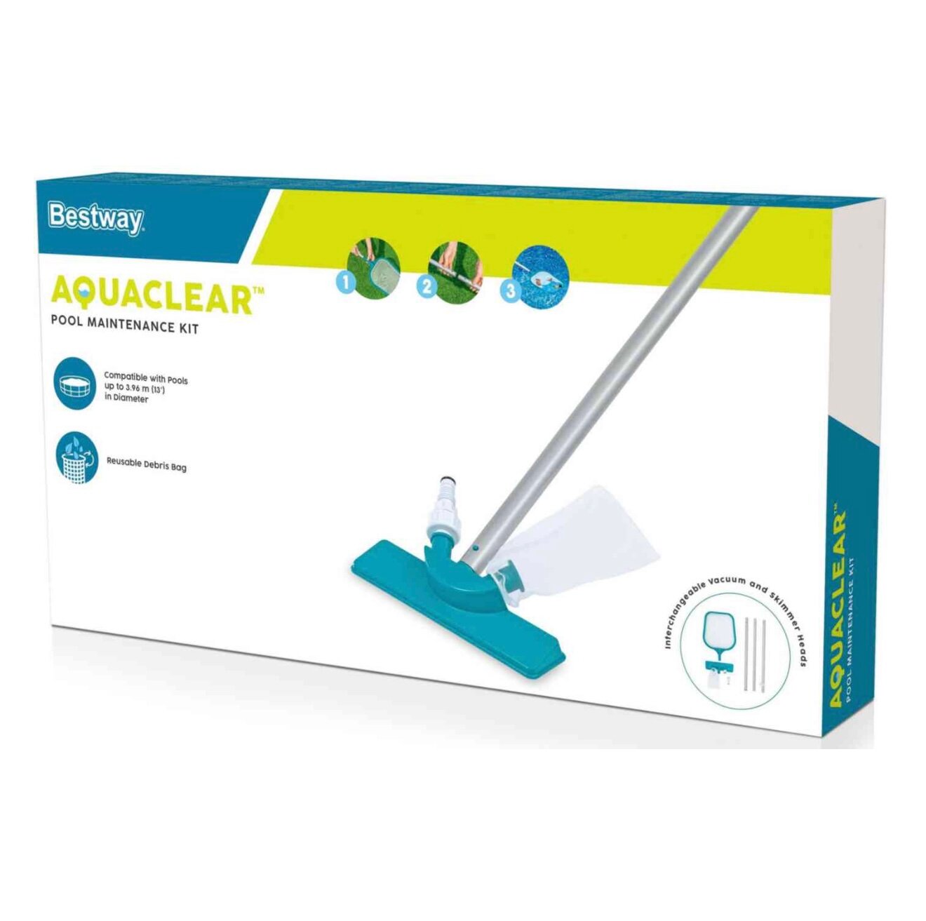 Набор для чистки бассейна, Bestway 58013, 3 предмета