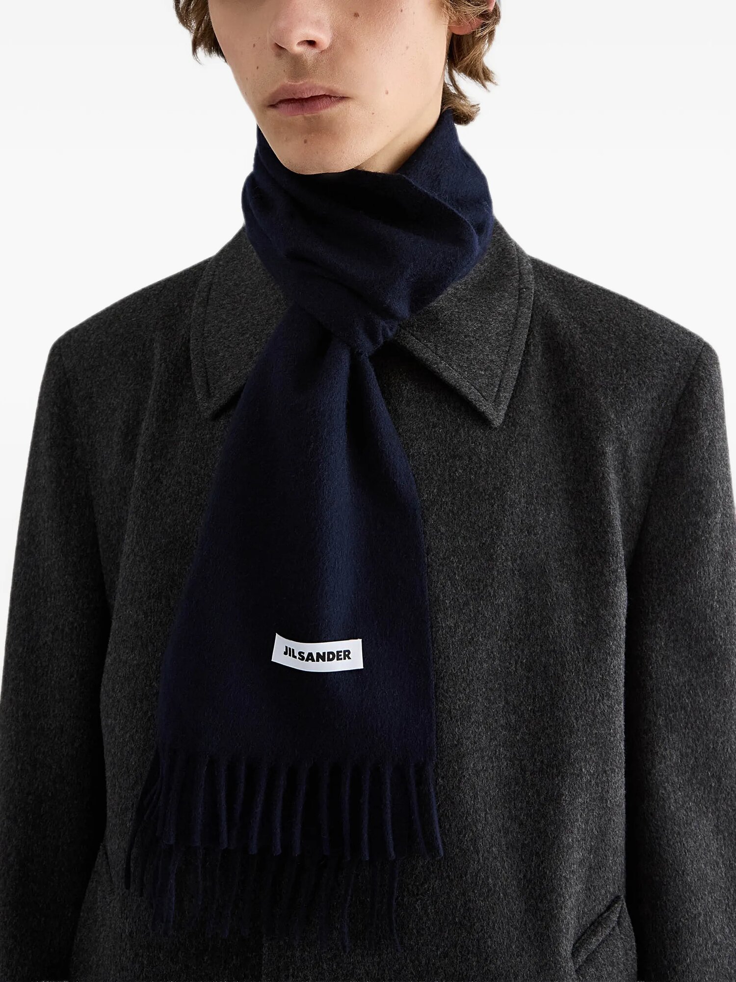 Шарф Jil Sander Slim wool scarf для мальчиков — фото 1