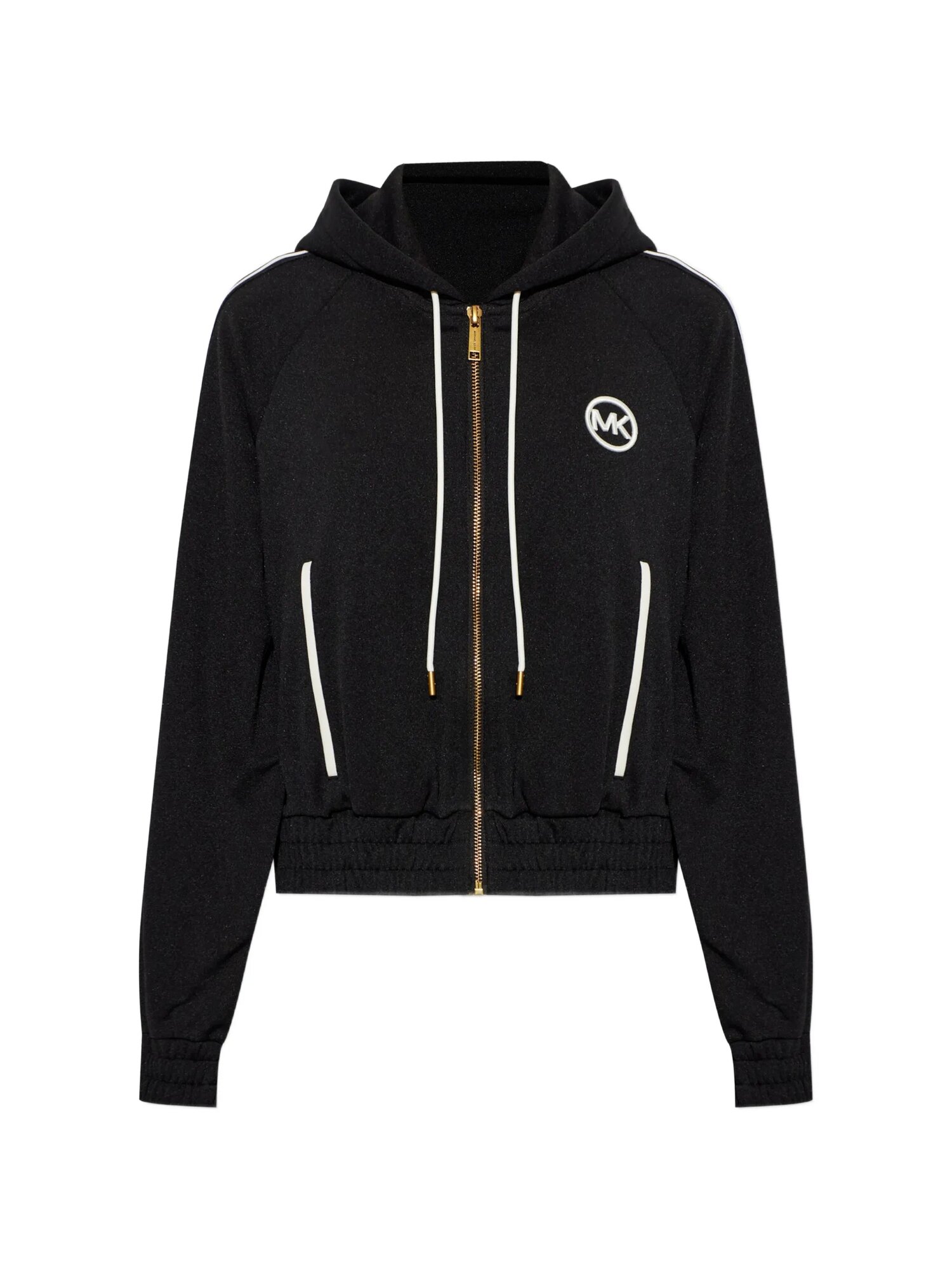 Худи Logo-embroidered zip-up hoodie
