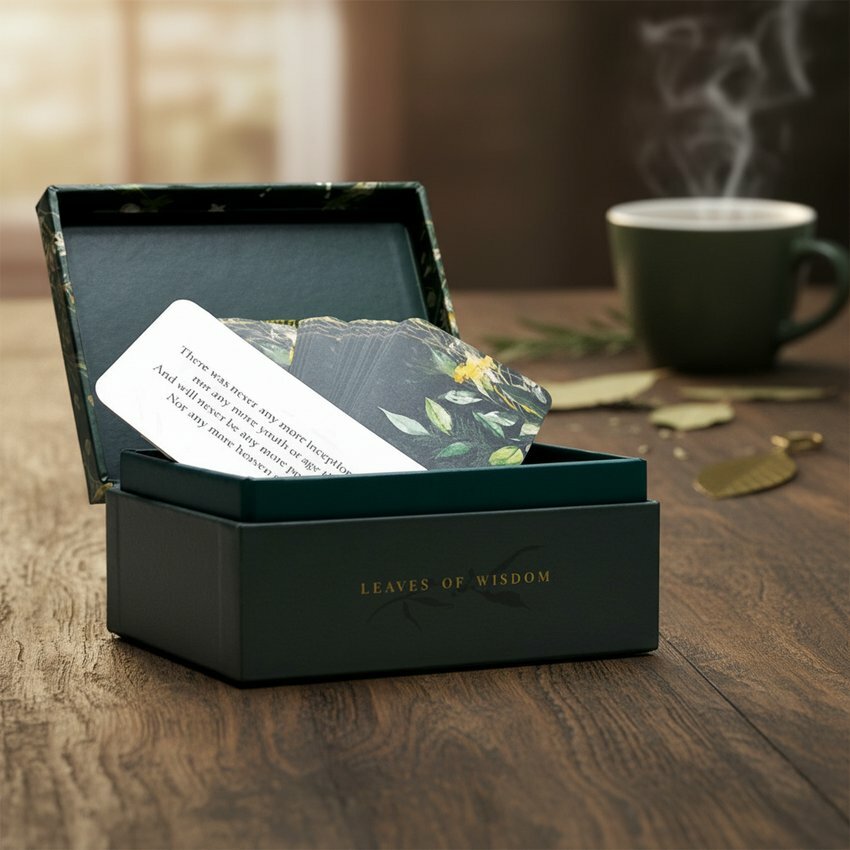 Карты Таро "Leaves of Wisdom cards" Blue Angel / Листья карт мудрости 64462