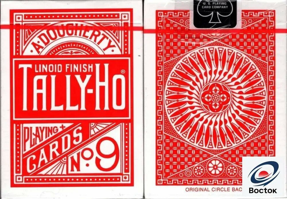 Tally-Ho No.9 профессиональные карты для флоришинга от The United States Playing Card Company