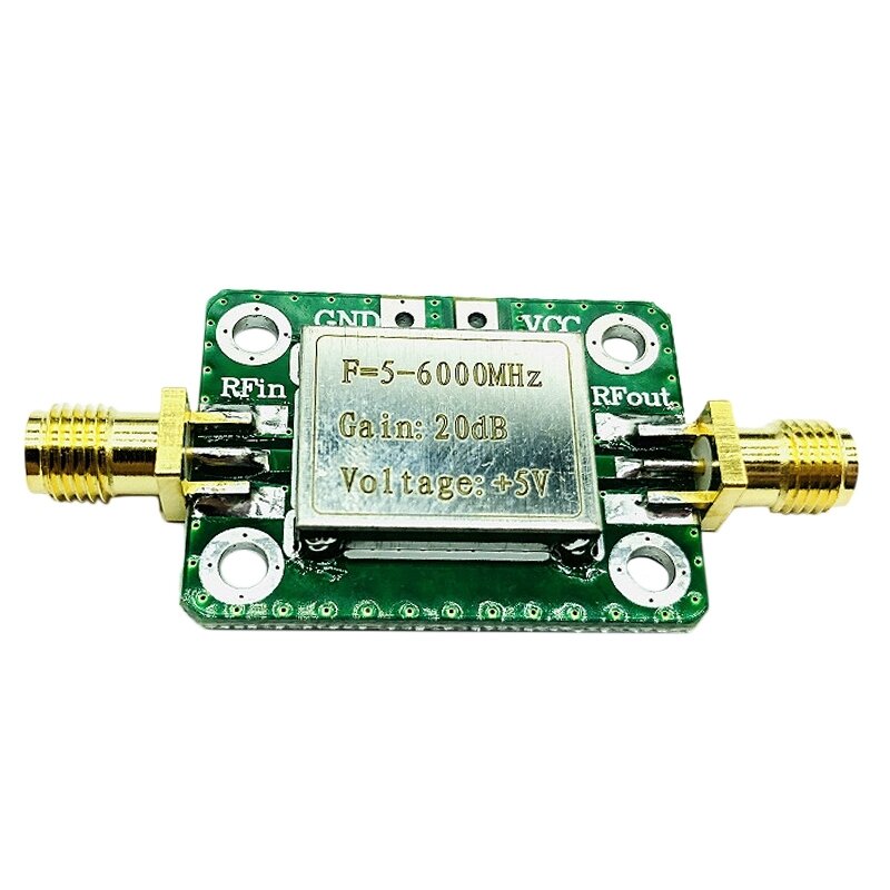 Усилитель мощности с экранирующим корпусом 5M-6GHz широкополосный сигнал 20DB High Gain-