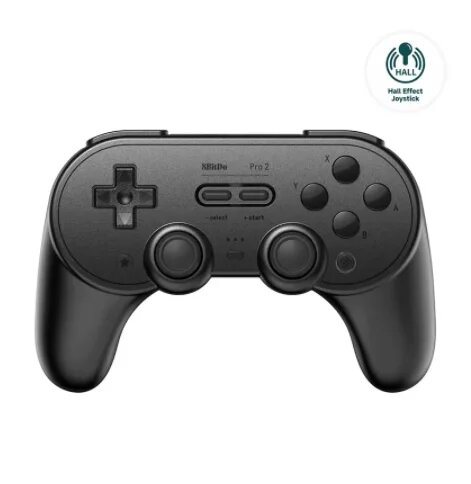 8BitDo Pro 2 Black(Hall) геймпад для Switch