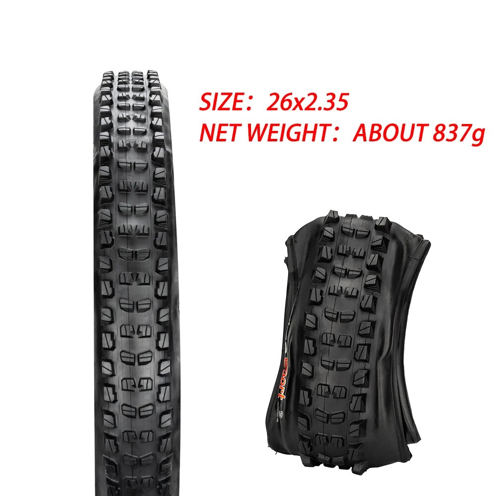 ZTTO Шины для горного велосипеда 26/27.5/29x2.35 26x2.35 Black