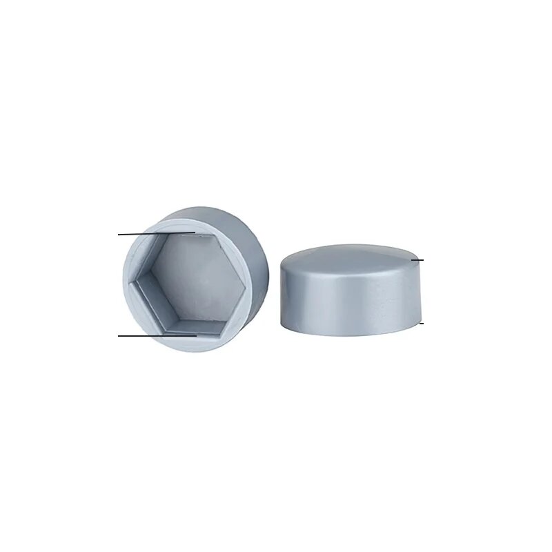Защитные колпачки для гаек M4-M30 из нейлона Серый, 16x11xM10-20pcs, Grey